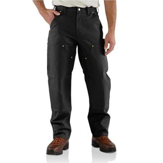 Carhartt Work in Progress Herren Loose Fit Firm Duck Arbeitshose mit verstärkter Vorderseite, Schwarz, W50/L32