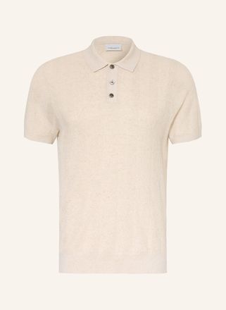 Profuomo Profuomo Strick-Poloshirt beige