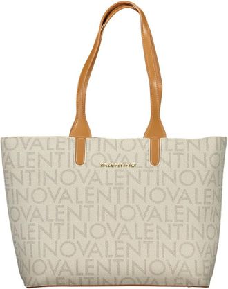 Mario Valentino Femme, Sacs, Beige, Taille: ONE Size Zip Tote Bag