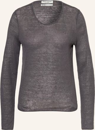 Marc O'Polo Marc Opolo Leinenpullover grau