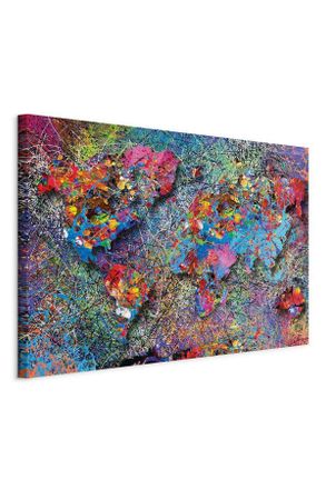 Artgeist Leinwandbild, Blau, Flieder, Holz, Textil, Kiefer, rechteckig, 120x80 cm, Keilrahmen, Bilder und Zubeh&ouml;r, Wandbilder, Leinwandbilder