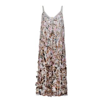 Marni Femme, Robes, Multicolore, Taille: 36 FR Sequin Dress With Crystals
