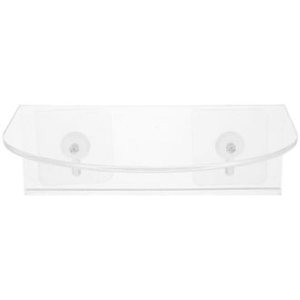 BESPORTBLE SEWACC Saugnapf Wandregal f&uuml;r Pflanzgef&auml;&szlig;e Transparenter Acryl Pflanzenhalter Wandmontiertes Aufbewahrungsregal f&uuml;r Fensterbank Belastbar und Vielseit