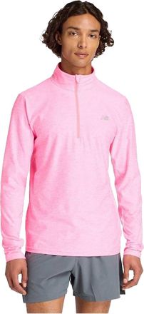 New Balance Oberteil f&uuml;r Herren, mit kurzem Rei&szlig;verschluss (Neon-Pink)