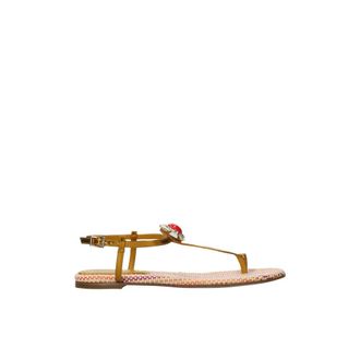 Lola Cruz Femme, Chaussures, Orange, Taille: 39 EU Margot Flat Sandales