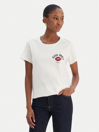 Liu Jo T-Shirt TF5275 JS923 &Eacute;cru Regular Fit