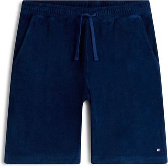 Tommy Hilfiger Frottee-Shorts aus Baumwolle mit Logo-Stickerei in