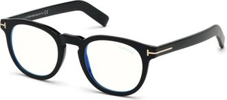 Tom Ford unisex, Accessoires, Noir, Taille: 48 MM Monture optique g&eacute;om&eacute;trique