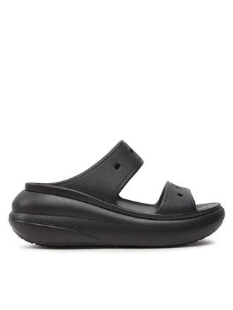 Crocs Pantoletten Classic Crush Sandal 207670 Schwarz