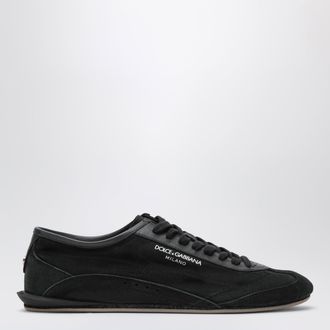 Dolce & Gabbana Sneaker DG Sailing aus Rafia in Schwarz