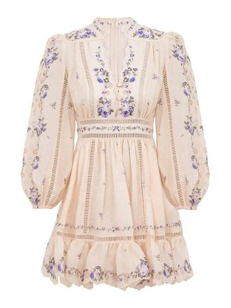 Zimmermann Robe Courte - Multicolore