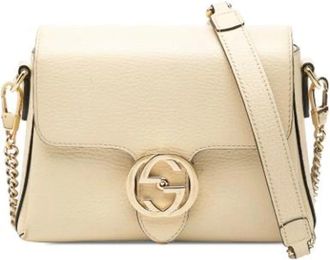 Gucci Pre-owned Dollar Interlocking G Crossbody Bag - Femme - Pre-owned - Beige - Taille: ONE Size