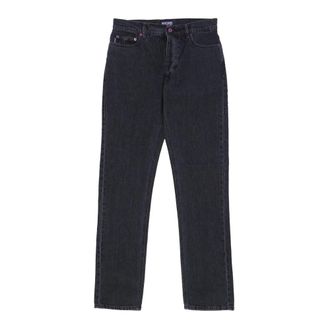 Octopus Schwarze Denim Regular Fit Jeans - - Jeans - Herren - Schwarzk - W29