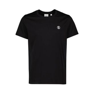 Burberry Homme, Tops, Noir, Taille: XL Logo Tee Parker