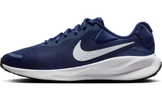 Nike Nike Revolution 7 Stra&szlig;enlaufschuh f&uuml;r Herren, Midnight Navy/Pure Platinum-Black-White, FB2207-400, 46 EU (12 US)