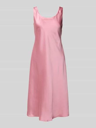 Lauren Ralph Lauren Knielanges Kleid mit Rundhalsausschnitt Modell CARESHA