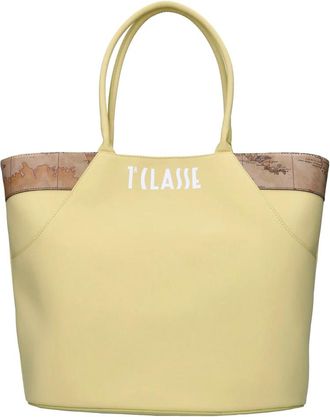 Alviero Martini 1A Classe Femme, Sacs, Jaune, Taille: ONE Size Geo Mirage Shopping Bag