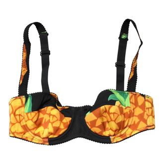 Dolce & Gabbana Femme, Sous-v&ecirc;tements, Multicolore, Taille: 38 FR Soutien-gorge balconnet en satin et m&eacute;lange de soie