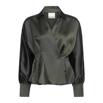 Ichi Ichi - Blouses & Chemises - Femme - Blouses et Chemises - Vert - Taille: 40 FR
