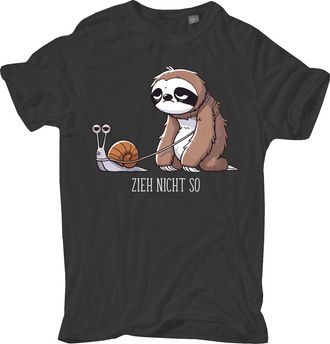 Spass Kostet &Uuml;bergr&ouml;ssen 3XL - 8XL Herren T-Shirt Zieh Nicht so faultier Level Sonntag Modus