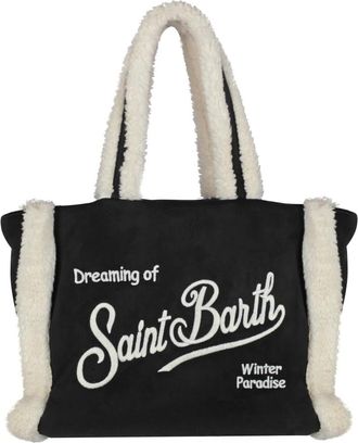 MC2 Saint Barth Femme, Sacs, Noir, Taille: ONE Size Borsa Colette Shearling