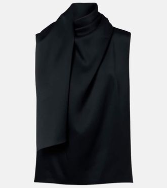 Khaite Top Loe en crêpe de satin