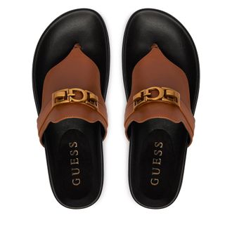 Guess Zehentrenner Guess FLJFRR LEA03 Hellbraun