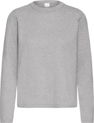 Ichi Ichi, Femme, Pulls, Gris, Taille: 40 FR Ihmylle Pullover