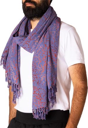 Panasiam Scarf 190x116cm, B106 blue flower, L
