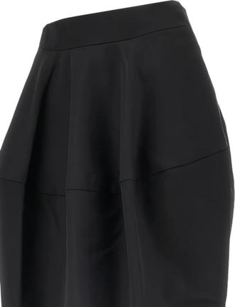 Jacquemus Cold Wool Bubble Skirt - Black