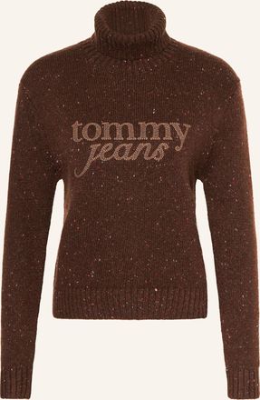 Tommy Jeans Rollkragenpullover braun