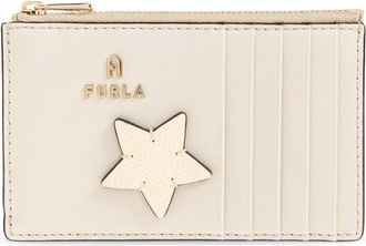 Furla Femme, Accessoires, Beige, Taille: ONE Size Camelia Medium Card Holder