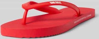 Diesel Zehentrenner mit Label-Detail