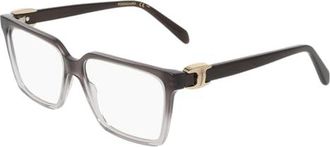Ferragamo SF3059 025 Lunettes pour femme Gris transparent Gradient 56/14/145