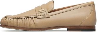 Loriblu Femme, Chaussures, Beige, Taille: 39 EU Mocassins en Nappa Fronc&eacute;