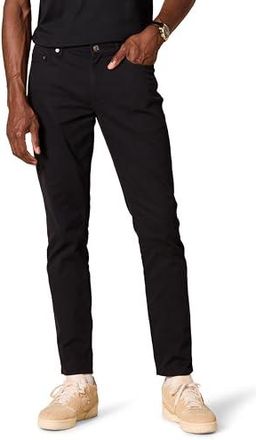 Amazon Essentials Pantalon en Sergé Stretch 5 Poches Coupe Ajustée Homme, Noir, 36W / 33L
