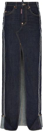 Dsquared2 Maxirock aus Denim - Blau