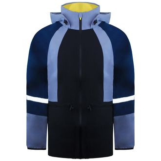 Sweaty Betty Mission Damen Blaue wasserdichte Jacke