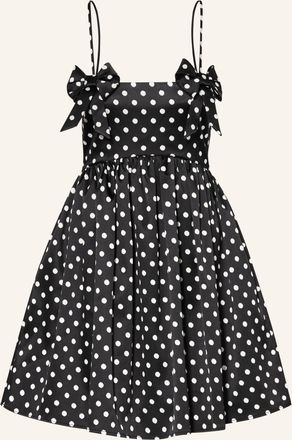 Ganni Satinkleid schwarz