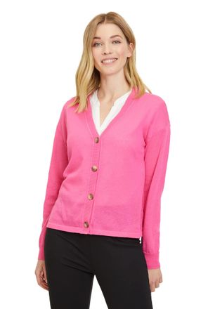 Cartoon Damen 5443/7163 Strickjacke, Carmine Rose, 38