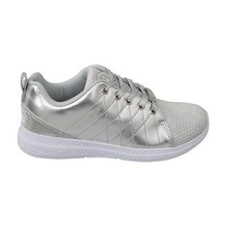Philipp Plein Silberne Stepp-Sneaker - - Shoes - Damen - Grau - 37 EU
