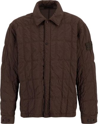 Stone Island Homme, Vestes, Brun, Taille: L Down Vestes
