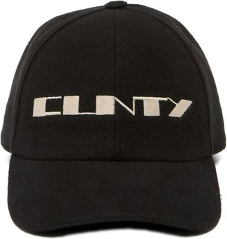 Rick Owens Homme, Accessoires, Noir, Taille: S Casquette de baseball Concordians