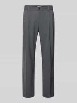 Casual Friday Straight Fit Stoffhose mit B&uuml;gelfalten Modell Marc