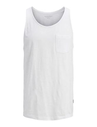 Jack & Jones D&eacute;bardeur Jorvarenna Slub, Blanc &eacute;clatant., S