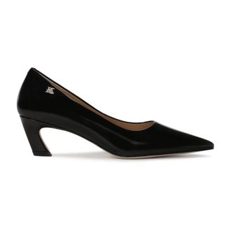 Kazar Schwarze spitze Pumps mit schr&auml;gem Absatz - - Shoes - Damen - Schwarzk - 40 EU