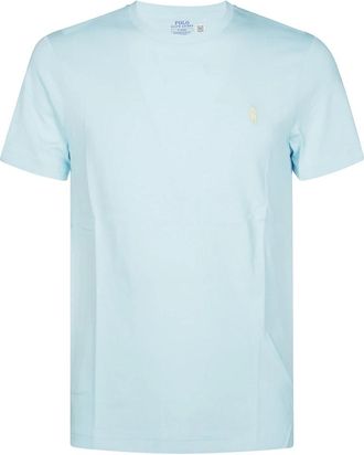 Polo Ralph Lauren Homme, Tops, Bleu, Taille: 2XL T-shirt Casual en Coton pour Homme