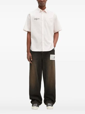 Undercover chemise à imprimé graphique - Rose