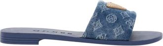 Guess Femme, Chaussures, Bleu, Taille: 38 EU Elysone Low Sandal