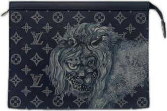 Louis Vuitton Sac pochette Pre-owned - Homme - Pre-owned - Noir - Taille: ONE Size